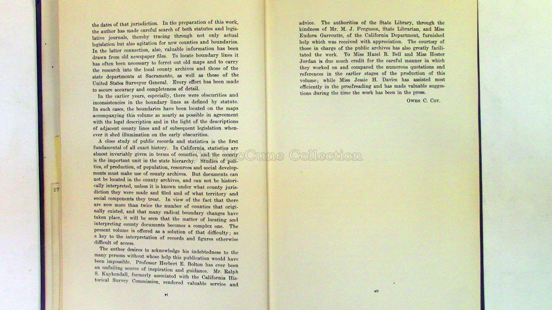 The Genesis of California Counties • The McCune Collection